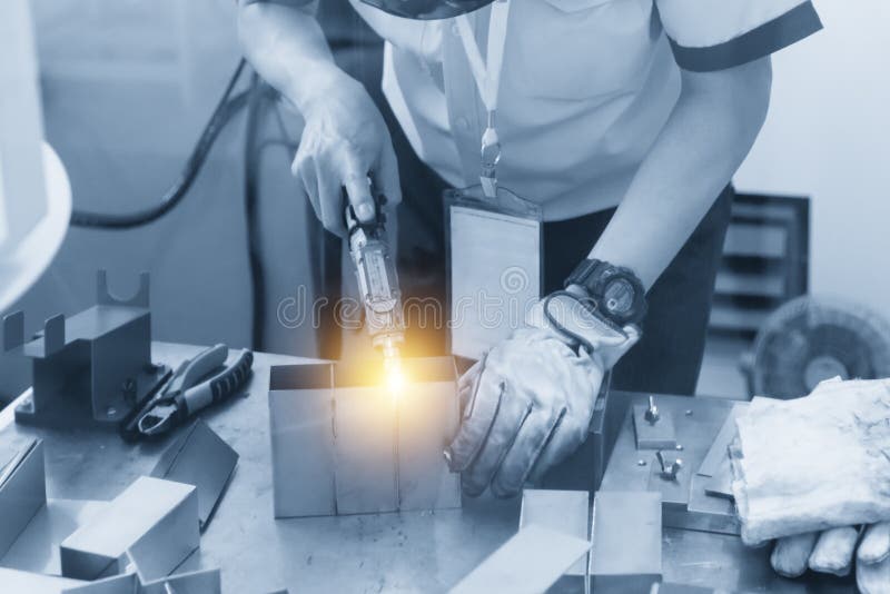 Machine for Constant Metal Laser Cutting Stock Image - Image of lens ...