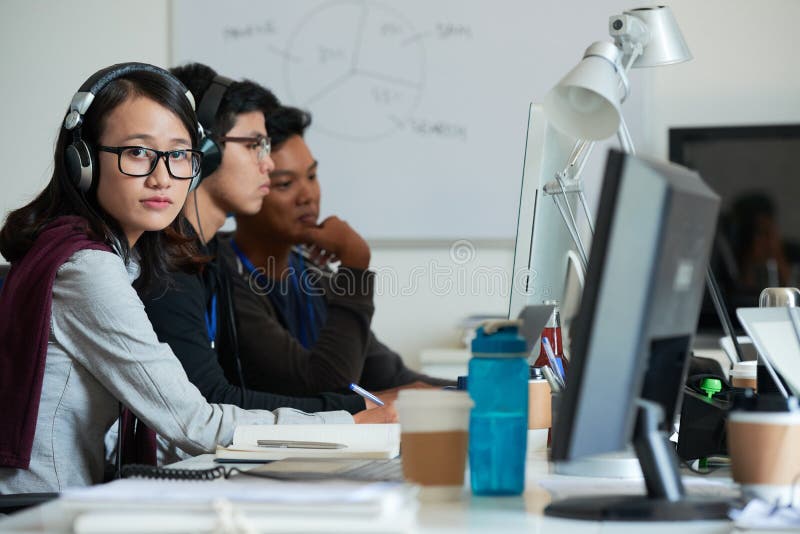 It specialist stock photo. Image of asian, young, student - 99140128
