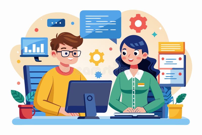 An it Specialist and a Programmer Engage in a Discussion about Coding ...