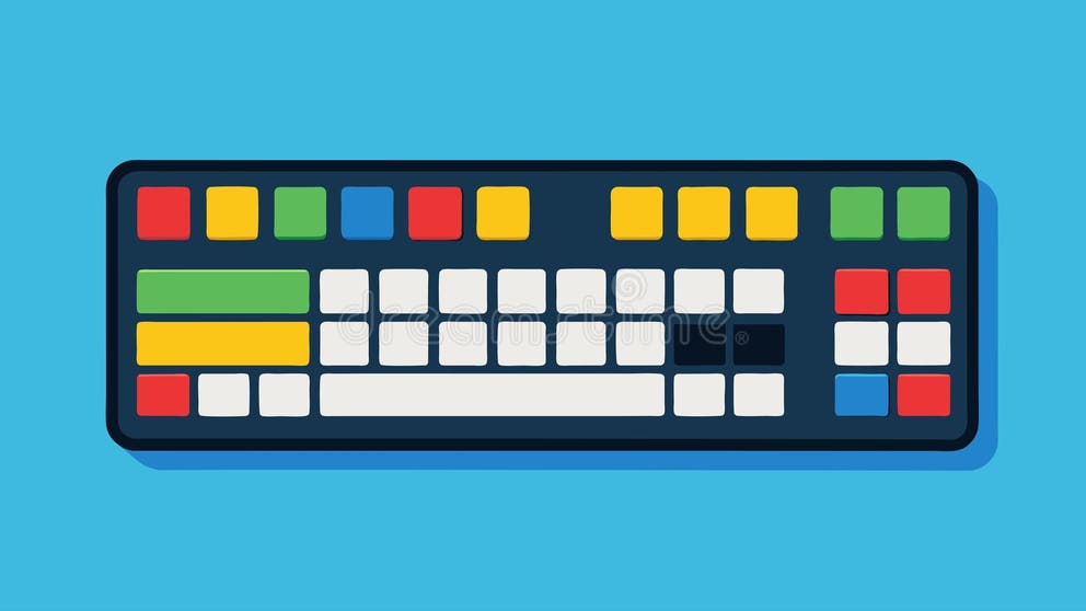 A Specialized Keyboard with Enlarged and Colorcoded Keys To Aid ...