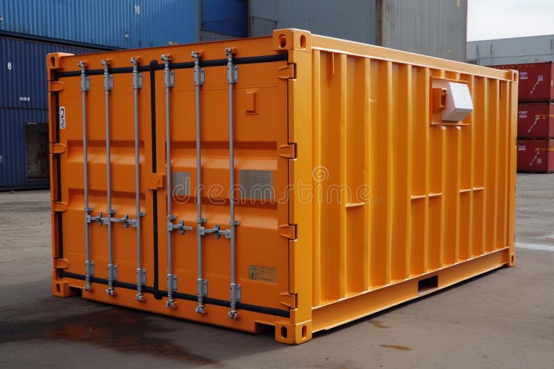 Hazardous Material Storage Container Stock Illustration - Illustration ...