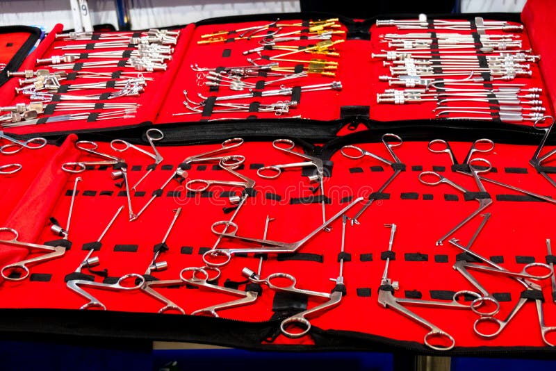 Specialized Surgical Instrument in a Set Stock Image - Image of medical ...