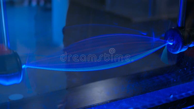 Specific Device Shows Transformation of Light Wave Stock Image - Image ...
