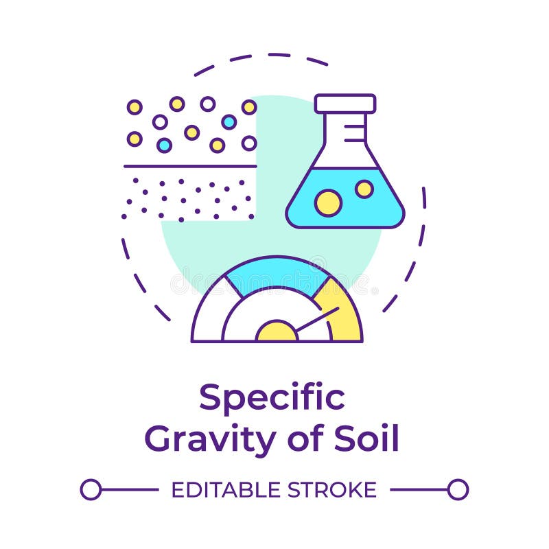 Specific Gravity Test Multi Color Concept Icon Stock Vector ...