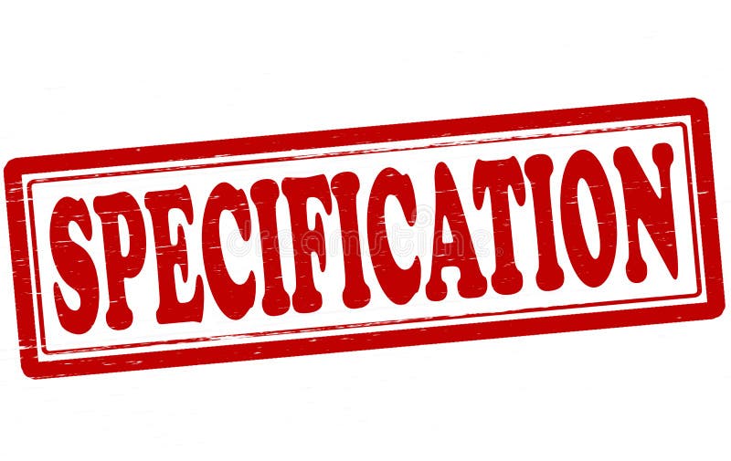 Specification stock illustration. Illustration of specification - 109904218