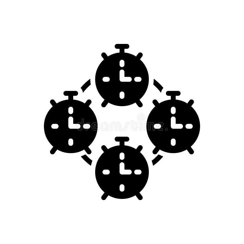 Black Solid Icon for Specify, Individuate and Define Stock Vector ...