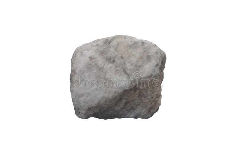 Specimen of Gypsum Stone Isolated on White Background. Stock Image ...