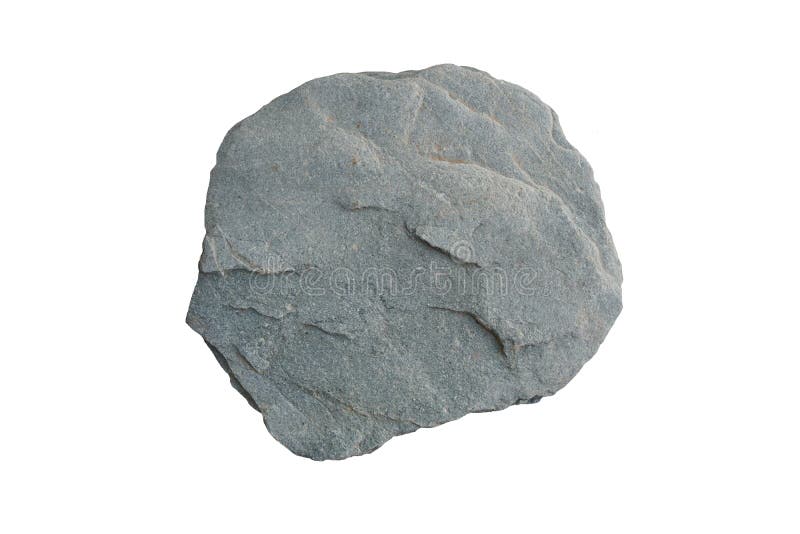 Specimen Raw of Andesite Igneous Rock Isolated on White Background ...