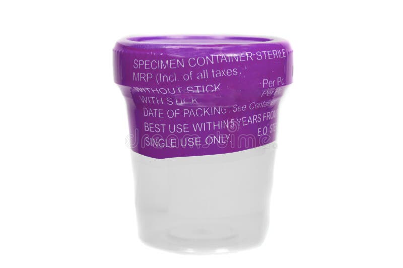 Specimen sample container stock image. Image of test - 42796179