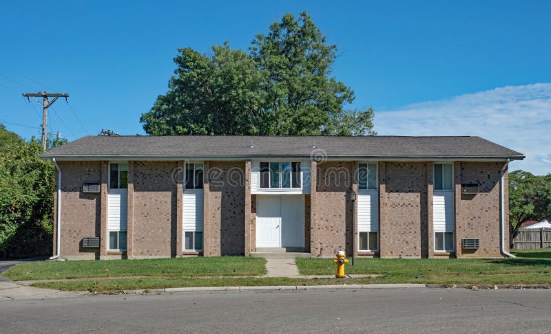 Low Income Apartments stock image. Image of architecture - 10831561