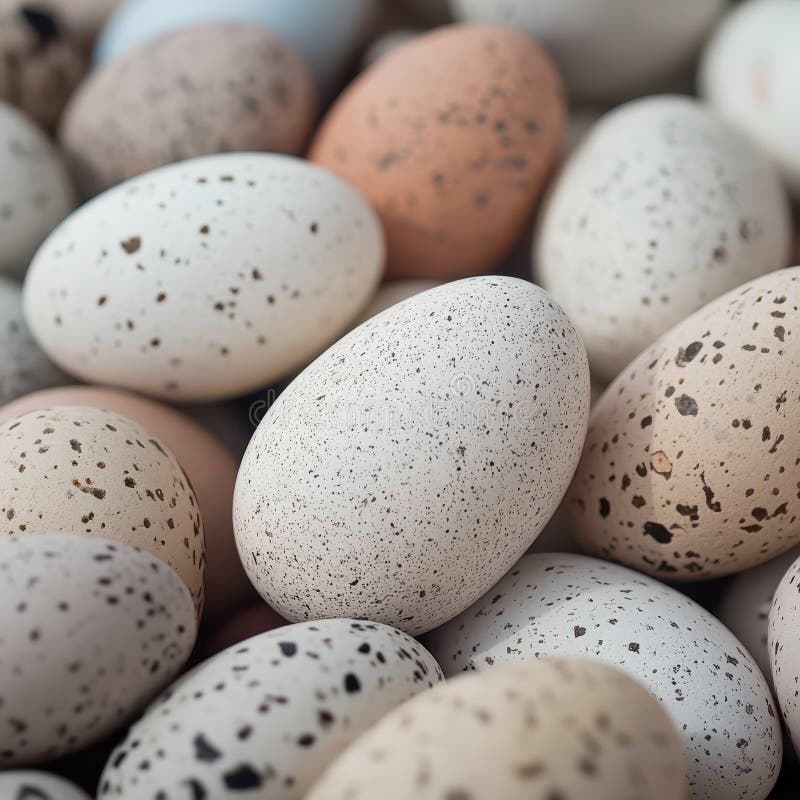 Speckled eggs in nature stock illustration. Illustration of eggshell ...