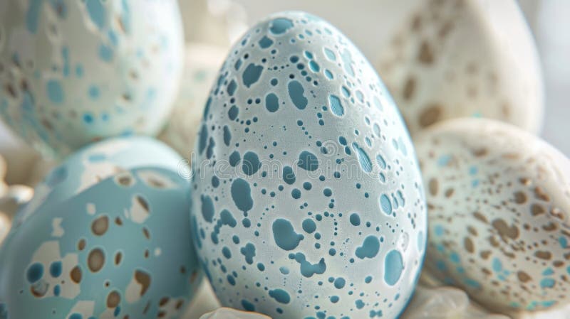 The Speckled Spots on the Eggshell are a Mixture of Pale Blue and Beige ...