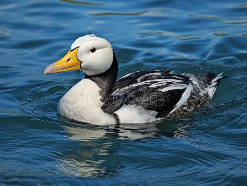 Spectacled Eider Made with Generative AI Illustration Stock ...