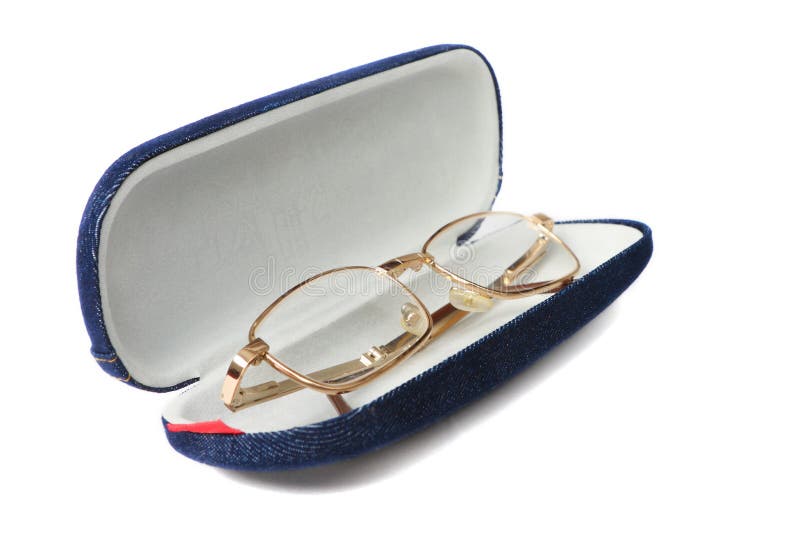 Gold and Blue Ribbon Isolated on White, Clipping Path. Stock Photo ...