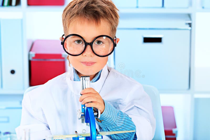 Spectacles kid stock image. Image of analyzing, medical - 27787107
