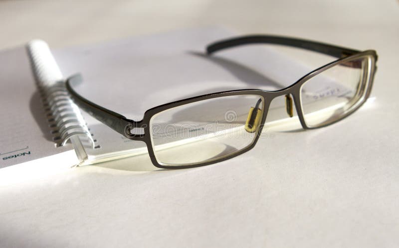 Spectacles stock image. Image of study, serious, homework - 31083329
