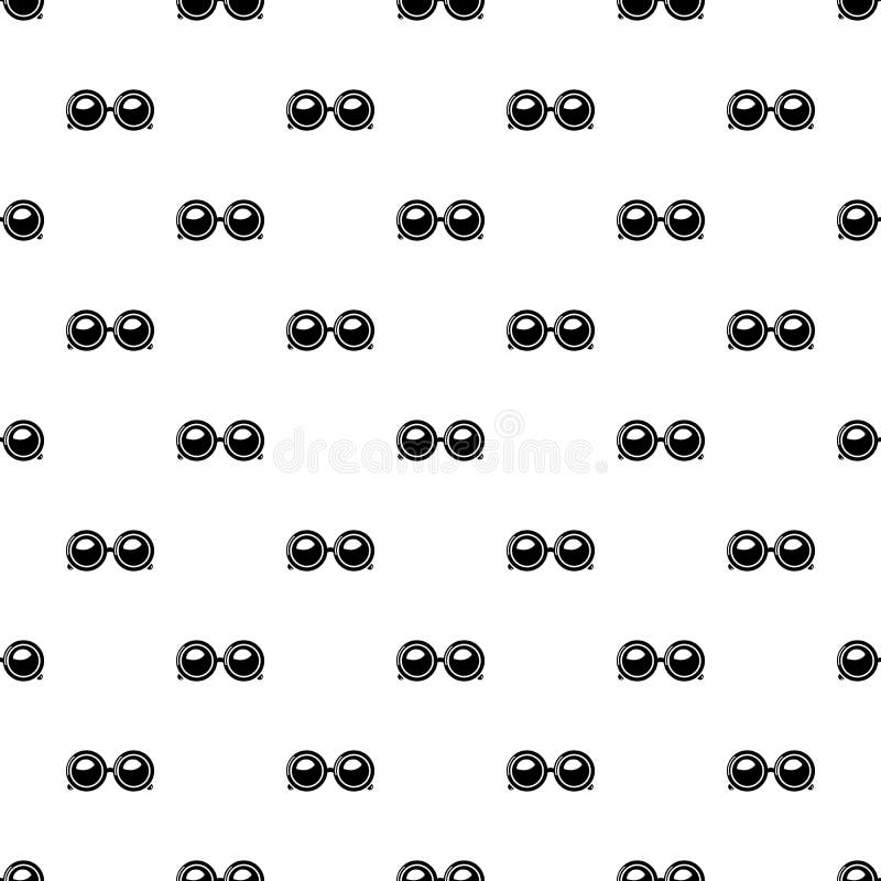 Spectacles Pattern Vector Seamless Stock Vector - Illustration of ...