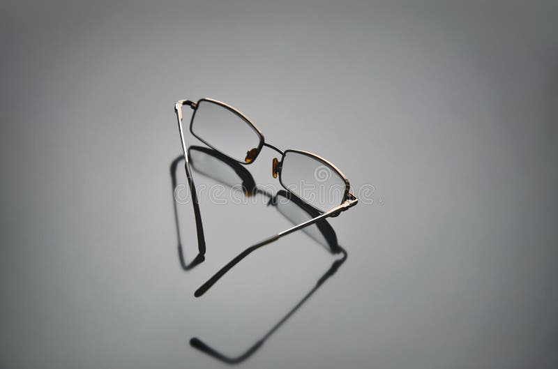 Spectacles on the table stock image. Image of correction - 182806755