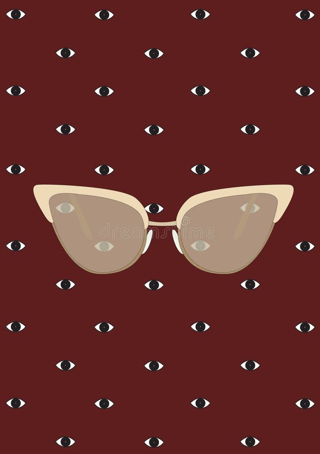 Spectacles. Vector Illustration Decorative Background Design Stock ...