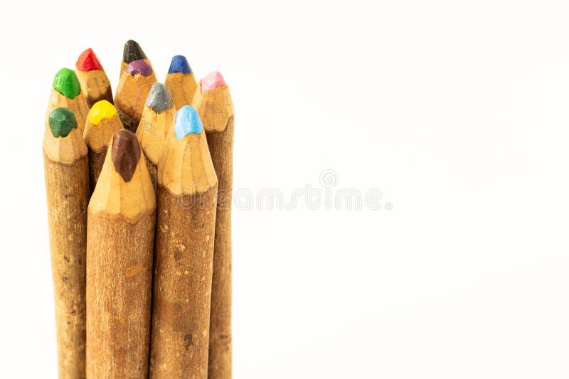 SPECTACULAR and ADORABLE CRAFTSMANSHIP COLORED CRAYONS RUSTICALLY MADE ...