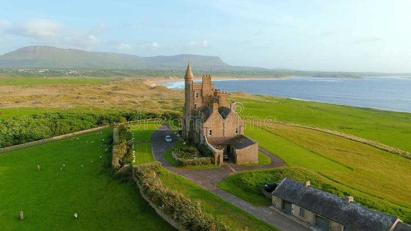 Aerial Orbit View of Mullaghmore Head and Classiebawn Castle. Co Sligo ... Aerial Orbit View of Mullaghmore Head and Classiebawn Castle. Co Sligo ...