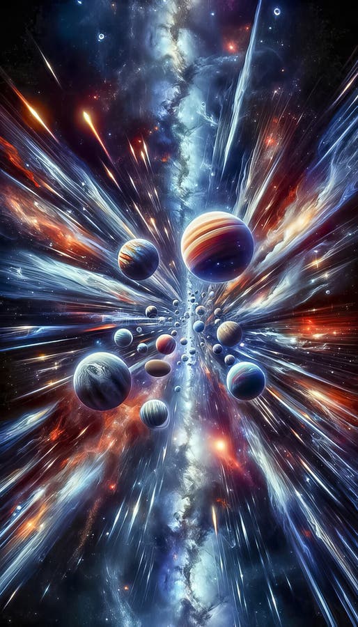 A Spectacular Array of Planets Caught in a Galactic Maelstrom ...