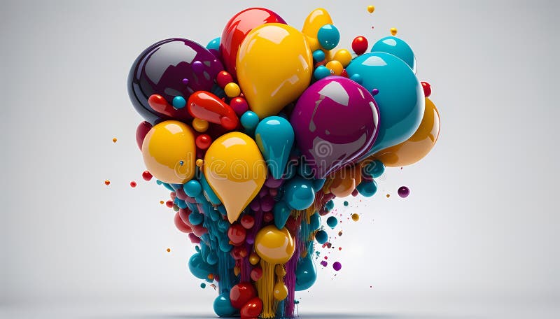 Spectacular Balloon Burst with Multicolored Liquid: Perfect for HD ...