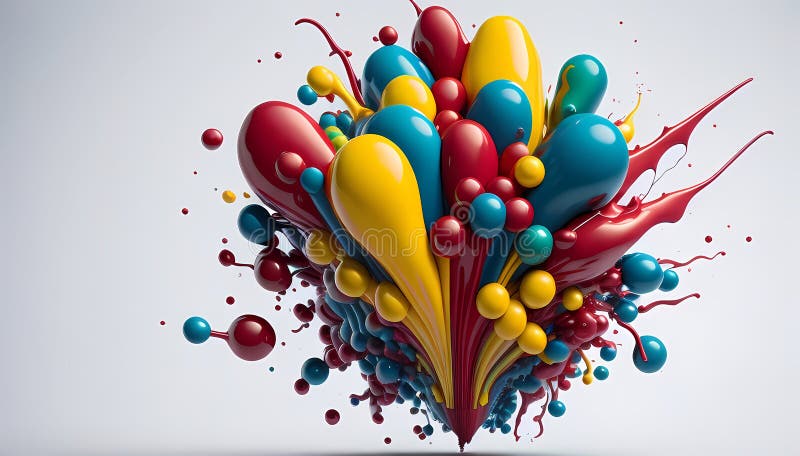 Spectacular Balloon Burst with Multicolored Liquid: Perfect for HD ...