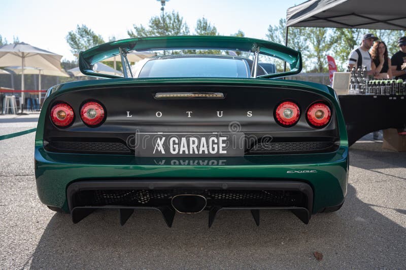 Spectacular British Green Lotus Exige Editorial Photography - Image of ...