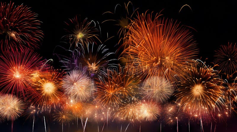 Spectacular Burst of Light Fireworks Background - Captivating ...