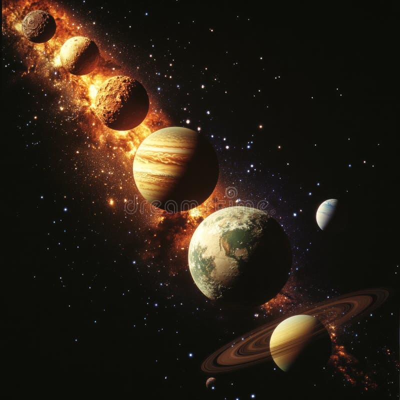 Spectacular Celestial Alignment of Planets and Stars in the Universe ...