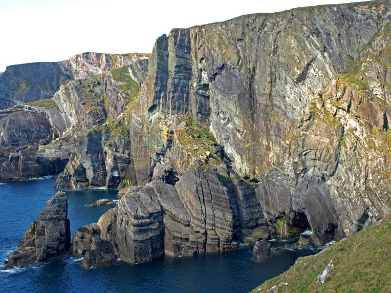 The Spectacular Cliffs at Mizen Head, County Cork Ireland Stock Image ...