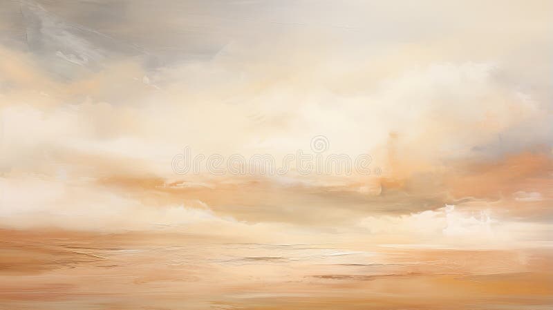 Spectacular Cloud and Sand Painting with Soft Muted Colors Stock Photo ...