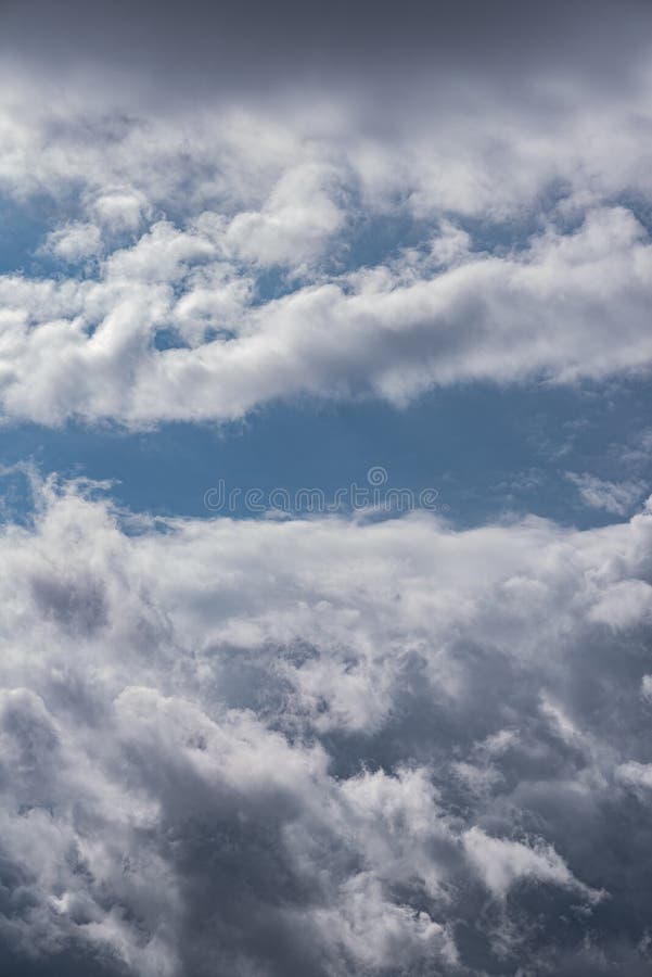 Spectacular Clouds in the Sky Stock Photo - Image of blue, atmosphere ...