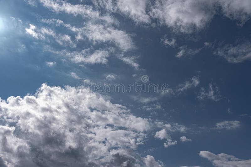 Spectacular Clouds in the Sky Stock Photo - Image of atmosphere, clouds ...
