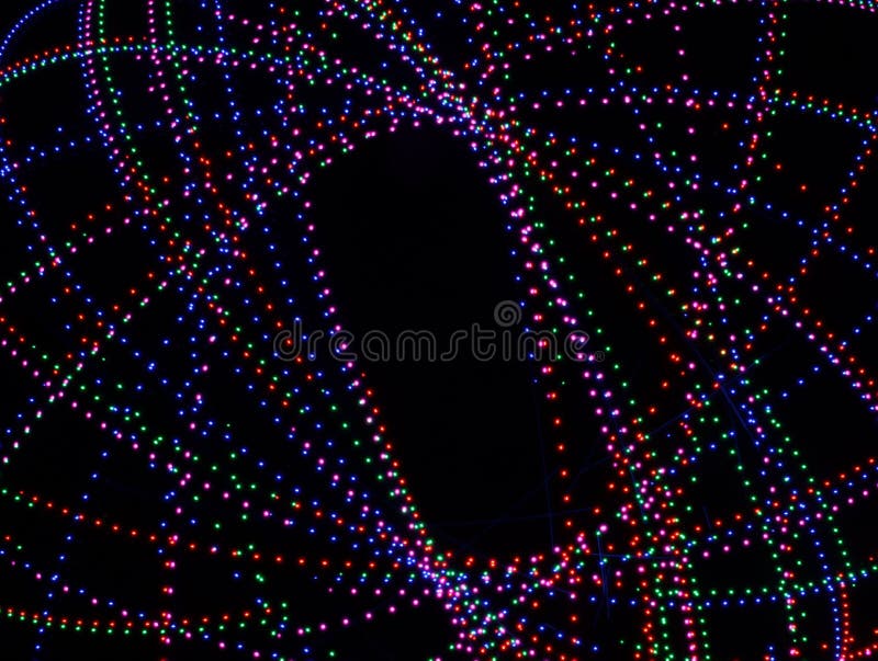 Spectacular Colored Lights with Geometric Shapes Special Effects Stock ...