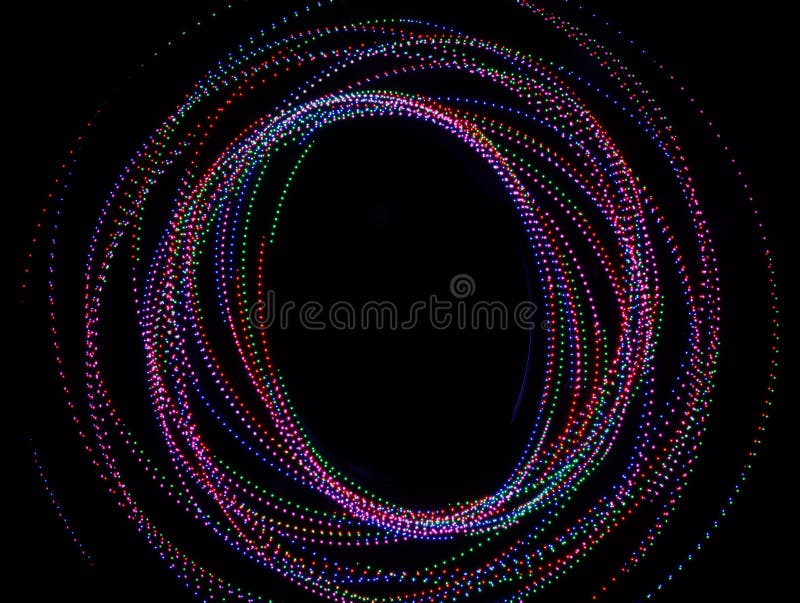 Spectacular Colored Lights with Geometric Shapes Special Effects Stock ...