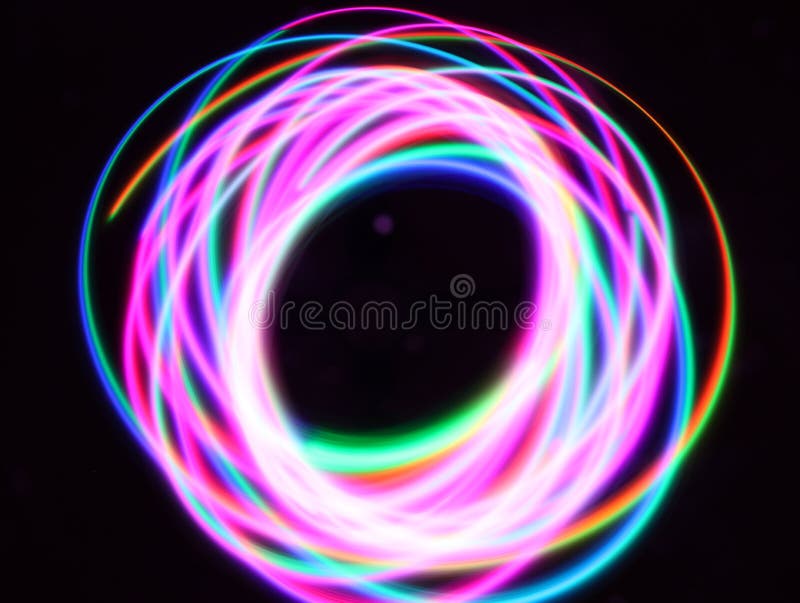 Spectacular Colored Lights with Geometric Shapes Special Effects Stock ...