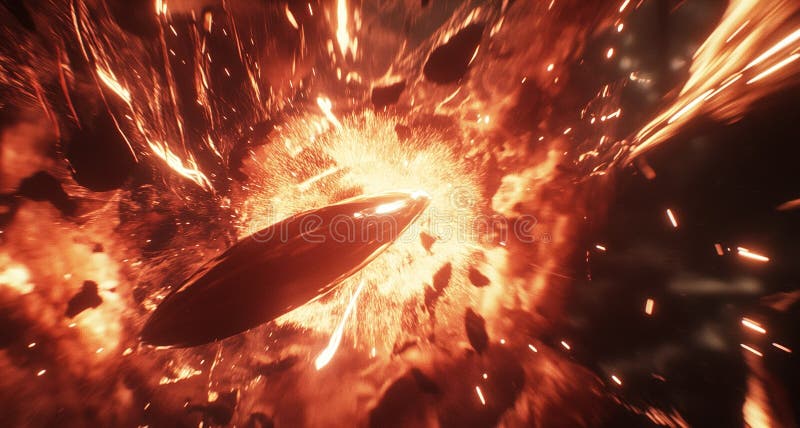 Spectacular Cosmic Explosion Showcases a Fiery Eruption with Fragments ...