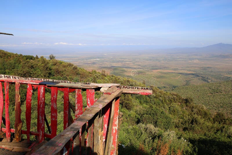 The Great Rift Valley Escarpment in Kenya Stock Photo - Image of ...