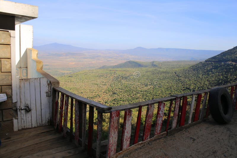 The Great Rift Valley Escarpment in Kenya Stock Image - Image of ...