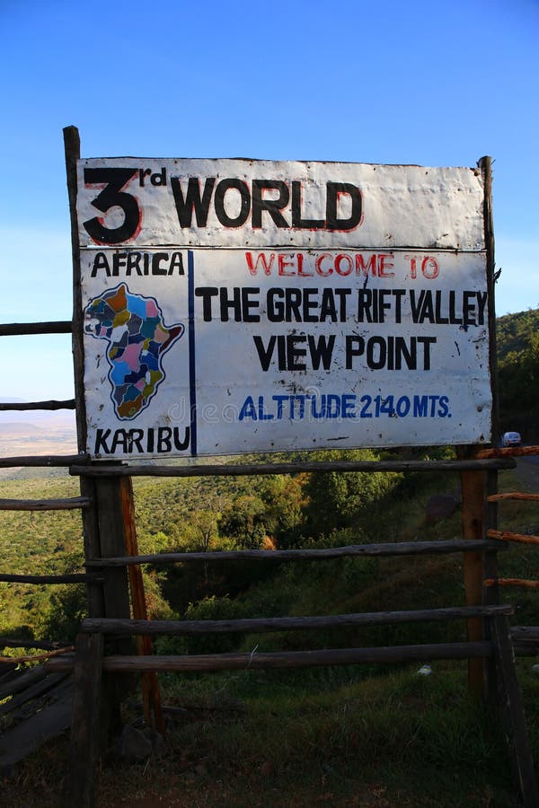 The Great Rift Valley Escarpment in Kenya Editorial Photography - Image ...