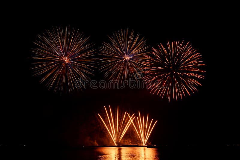 Magnificent Fireworks Display Stock Photo - Image of independence ...
