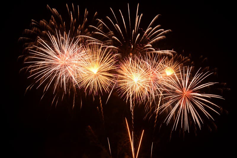 Magnificent Fireworks Display Stock Photo - Image of independence ...