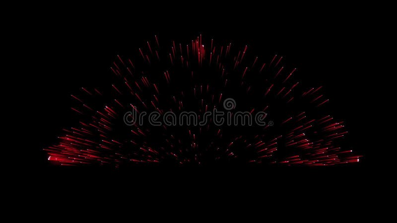 Spectacular Fireworks Show, Blue Linear Fireworks, Multiple Lines. Full ...