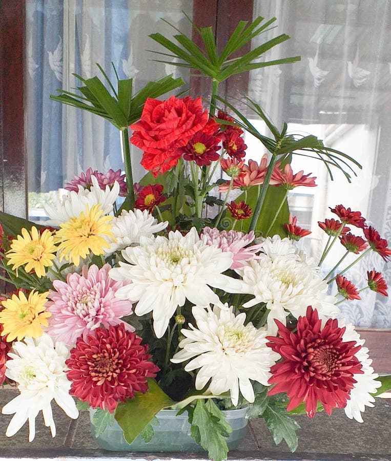 The Spectacular Floral Arrangement of Nature Beautiful Stock Photo ...