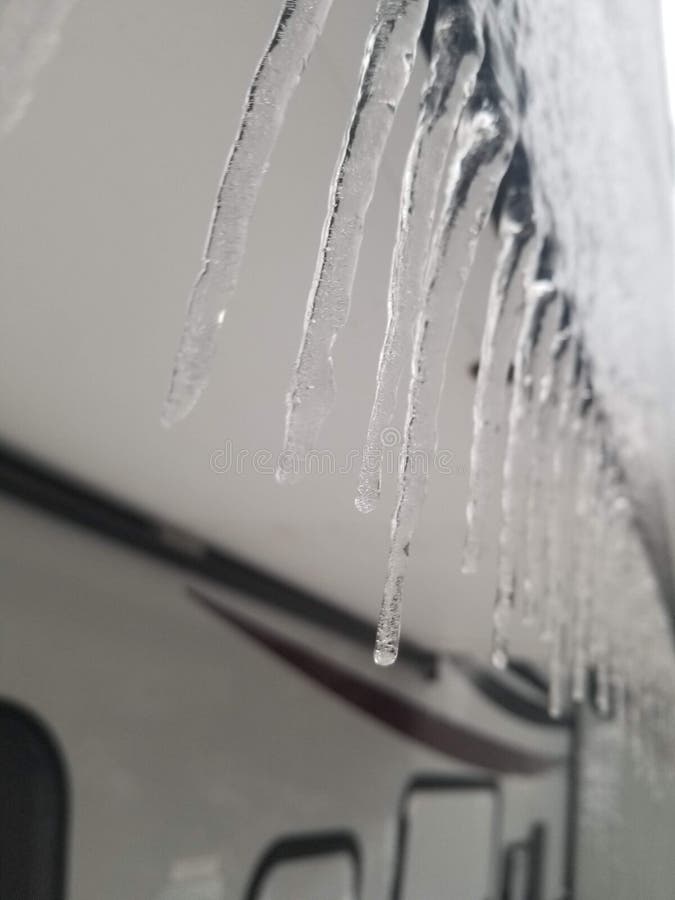 Spectacular ice line stock image. Image of snow, iron - 234724029