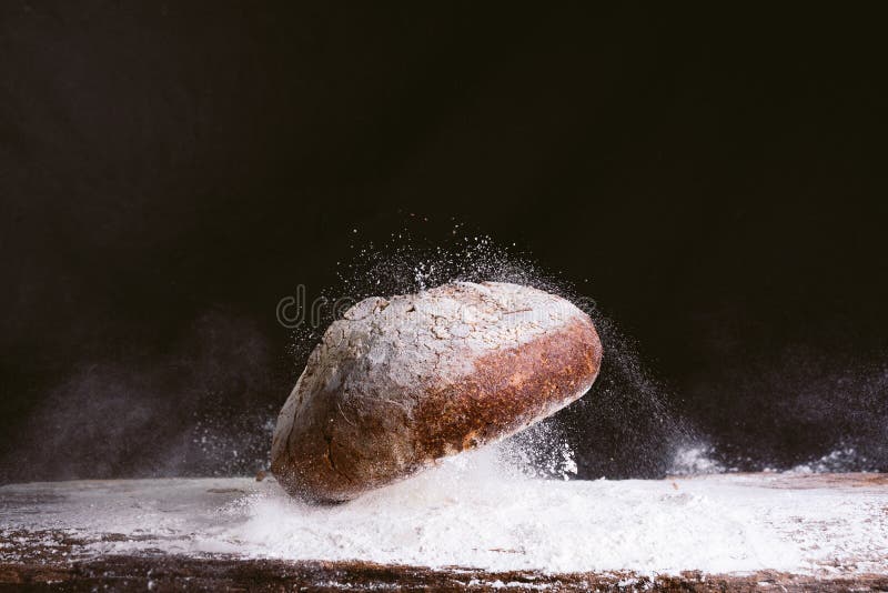 Flour Explosion Against Green Background Capturing Movement and Texture ...