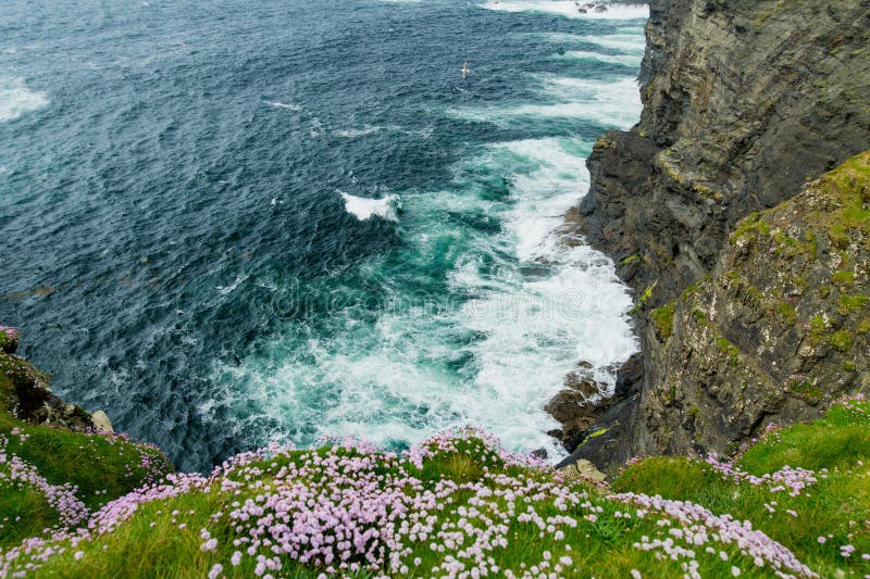 Spectacular Kilkee Cliffs, at the Loop Head Peninsula, Remote and Wild ...