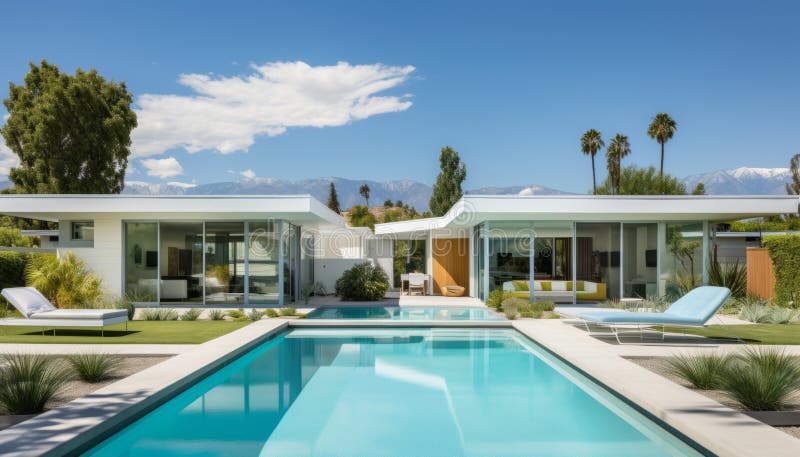 Spectacular Modern White House with Breathtaking Mountain Views and a ...